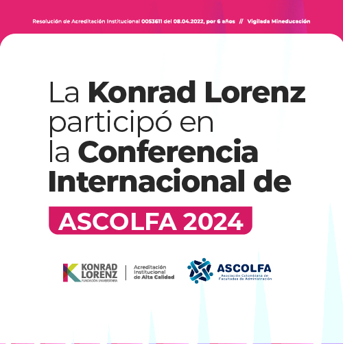 Jamer Rusinque representó a la Konrad Lorenz en la conferencia organizada por ASCOLFA ...