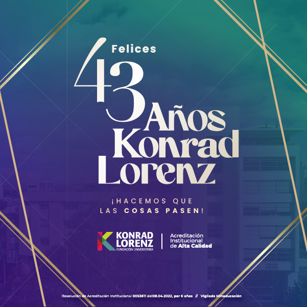 43 razones para celebrar el aniversario de la Konrad Lorenz - Pregrados y Posgrados en Bogotá