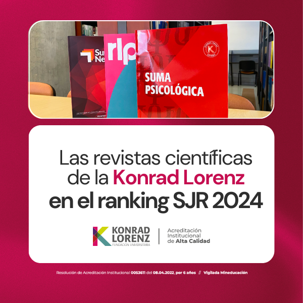 Revistas científicas de la Konrad Lorenz en el Ranking SJR 2024 - Pregrados y Posgrados en Bogotá