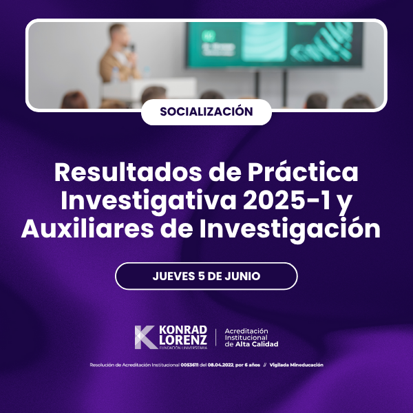 Socialización de resultados de practica investigativa 2025-1 y auxiliares de investigación ...